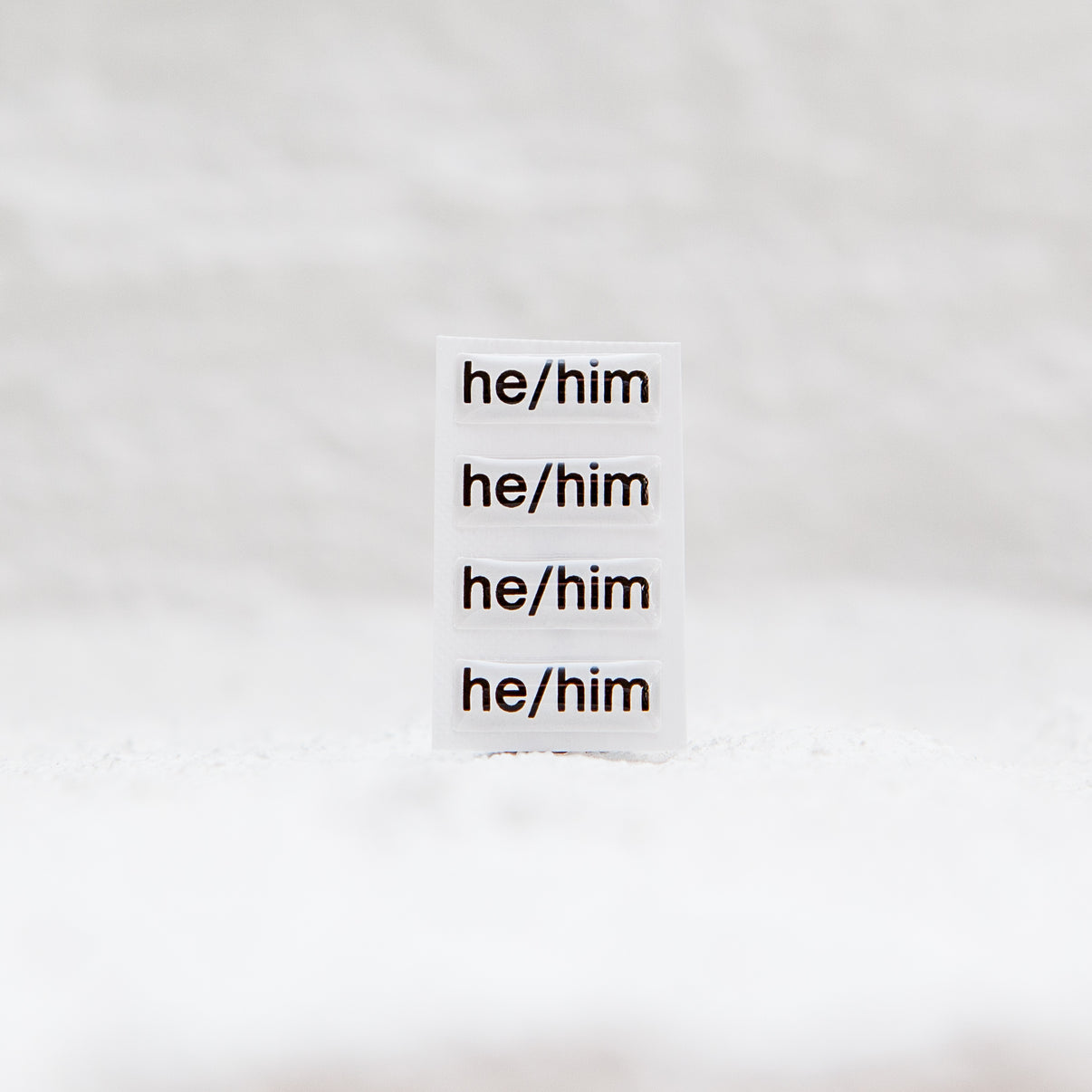 Badgie Pronoun Sticker: The #1 Pronouns Sticker for Name Badges