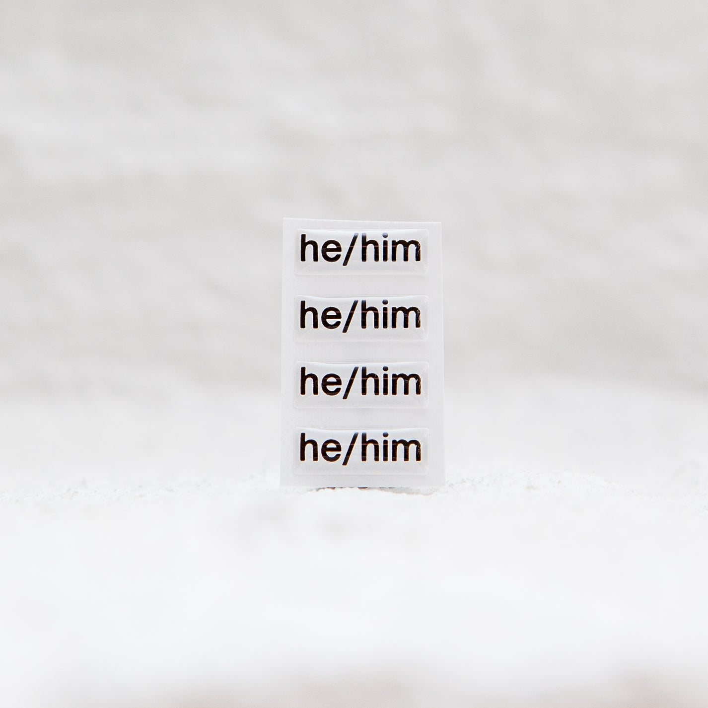 Badgie Pronoun Sticker: The #1 Pronouns Sticker for Name Badges