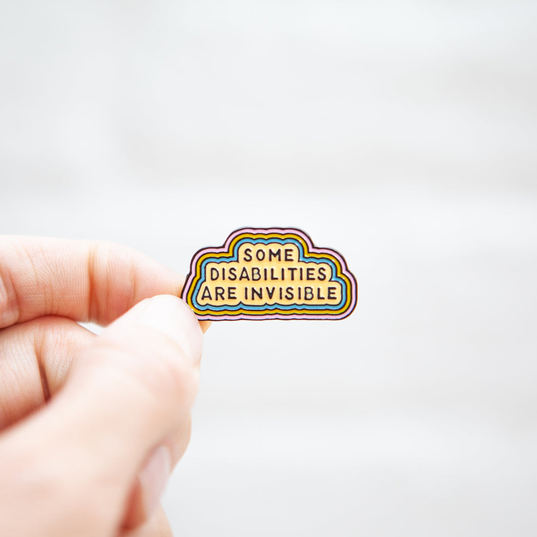 Some Disabilities Are Invisible Pin – Badgie